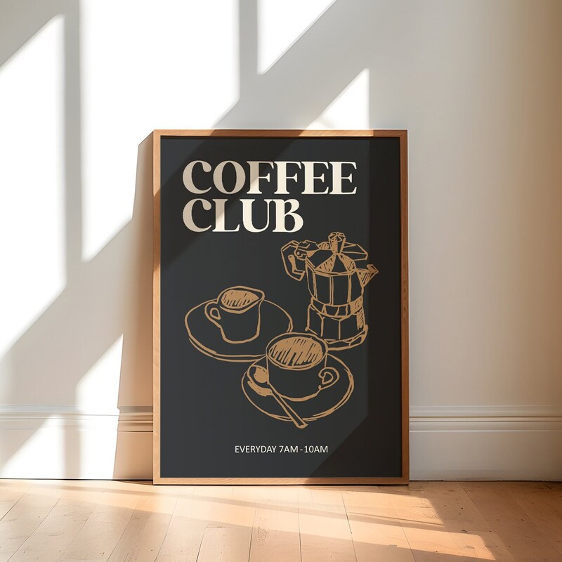 Coffee Club - Etsy