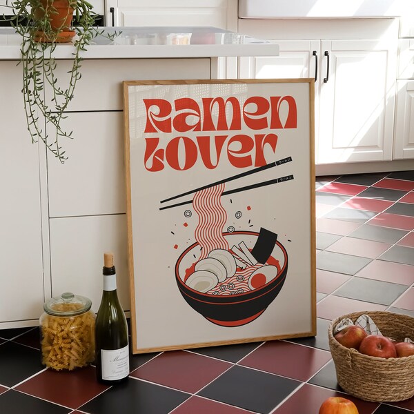 Ramen Poster Print - Etsy