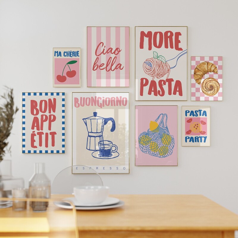 Kitchen Art Set - Etsy