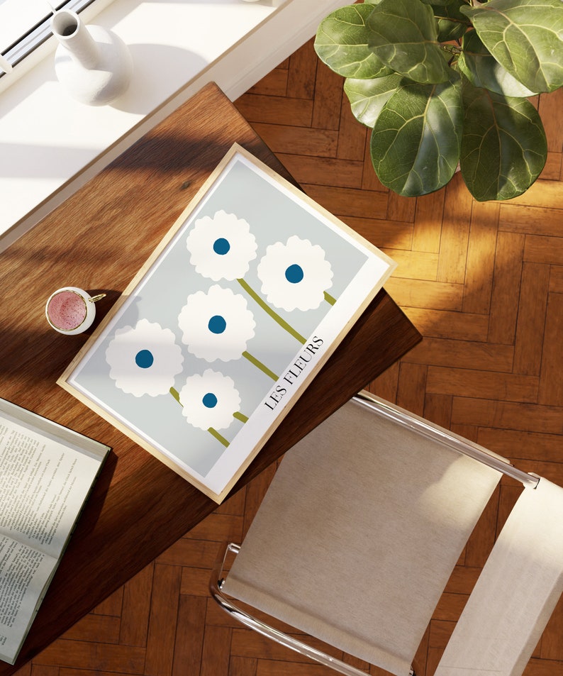 Les Fleurs Printable Wall Art, Botanical Poster, Gallery Wall Art ...