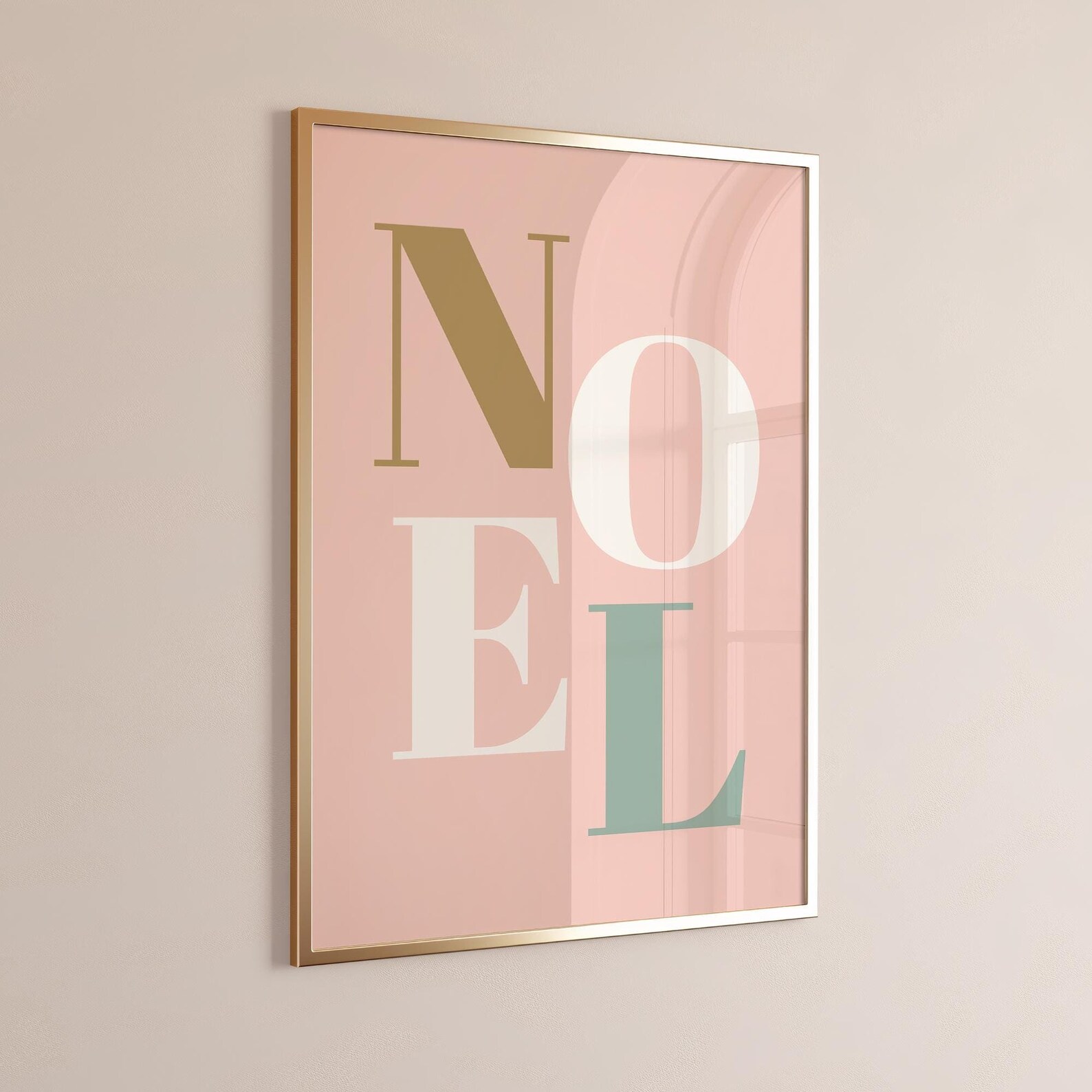Noel Wall Art Print, Classic Christmas Decor, Christmas Wall Art ...