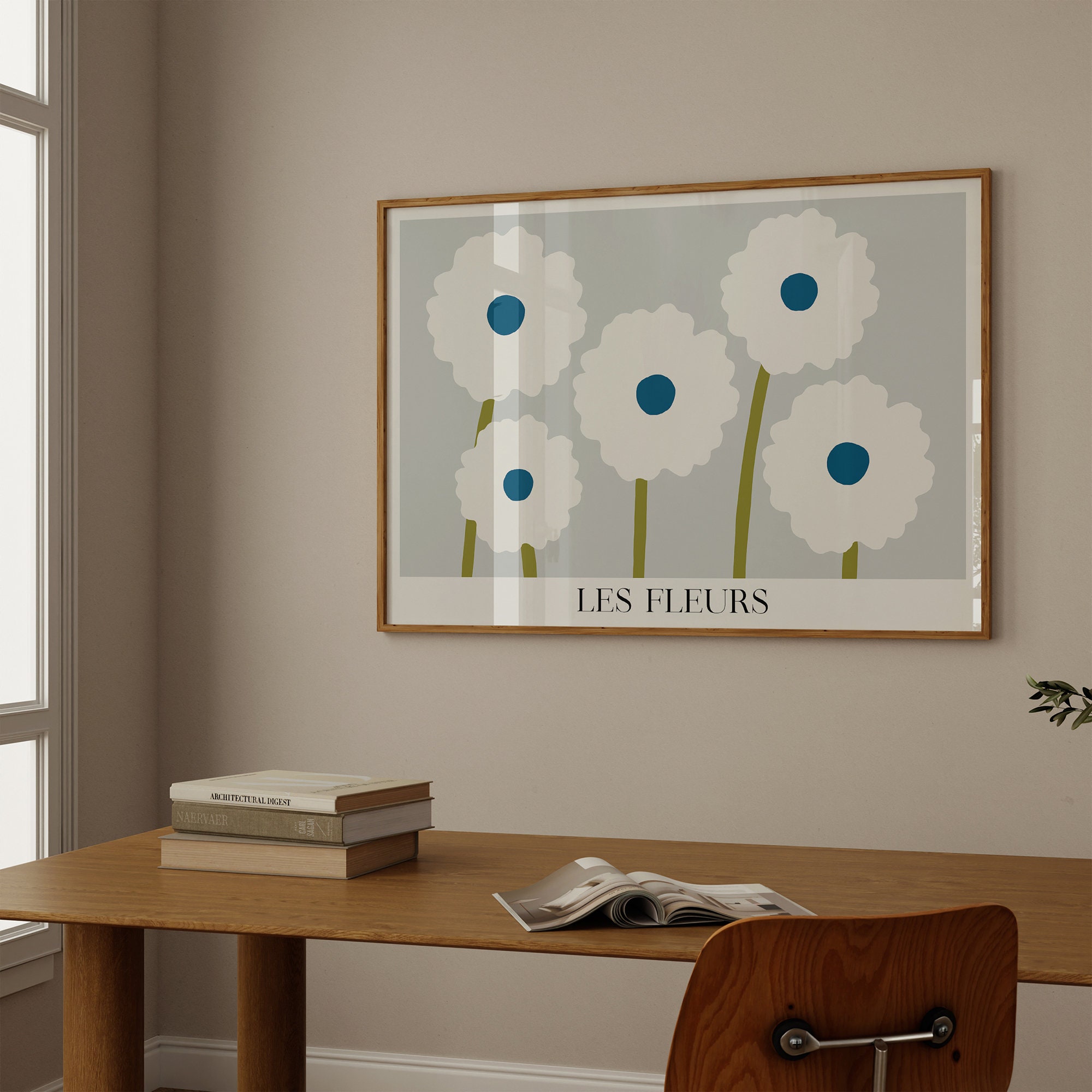 Les Fleurs Printable Wall Art, Botanical Poster, Gallery Wall Art ...