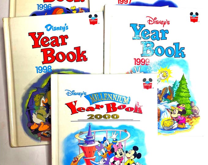 Vintage Disney’s Year Books 1996-2000 Set of 5, Disney Kids Books - Etsy