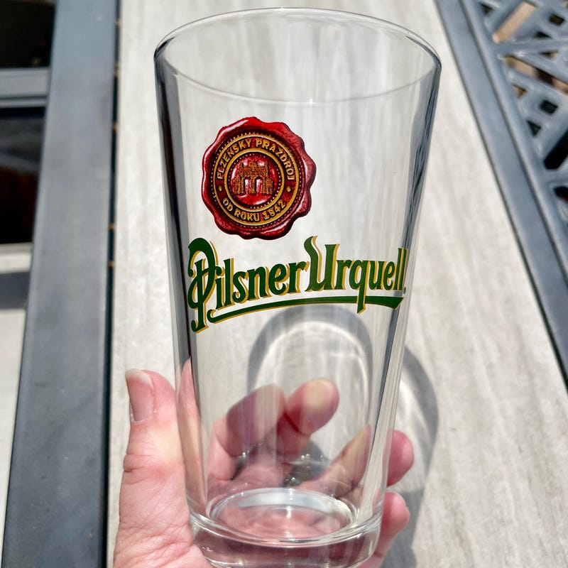 Glass Pilsner Urquell - Etsy