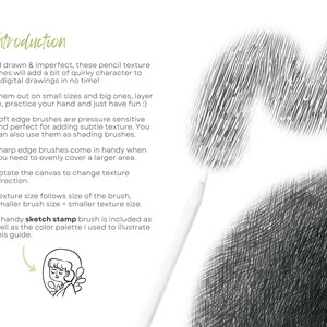 Quick Hatch Pencil Texture Brush Set for Procreate, Hand Drawn ...