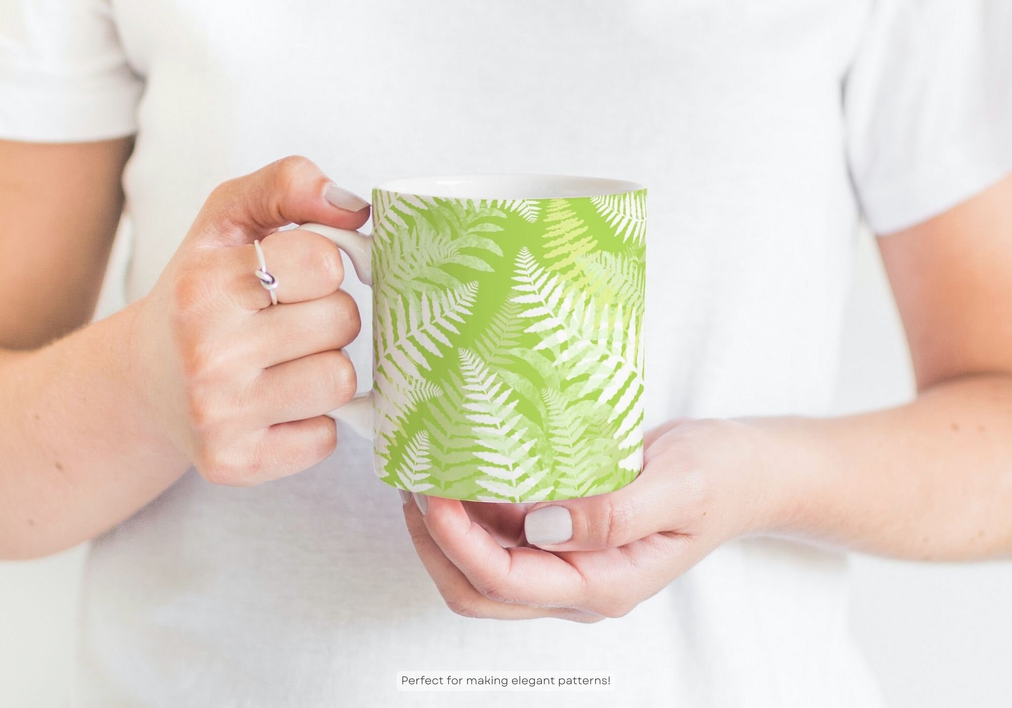 Fern Digital Art Brushes for Procreate, 44 Watercolor Greenery Brushes ...