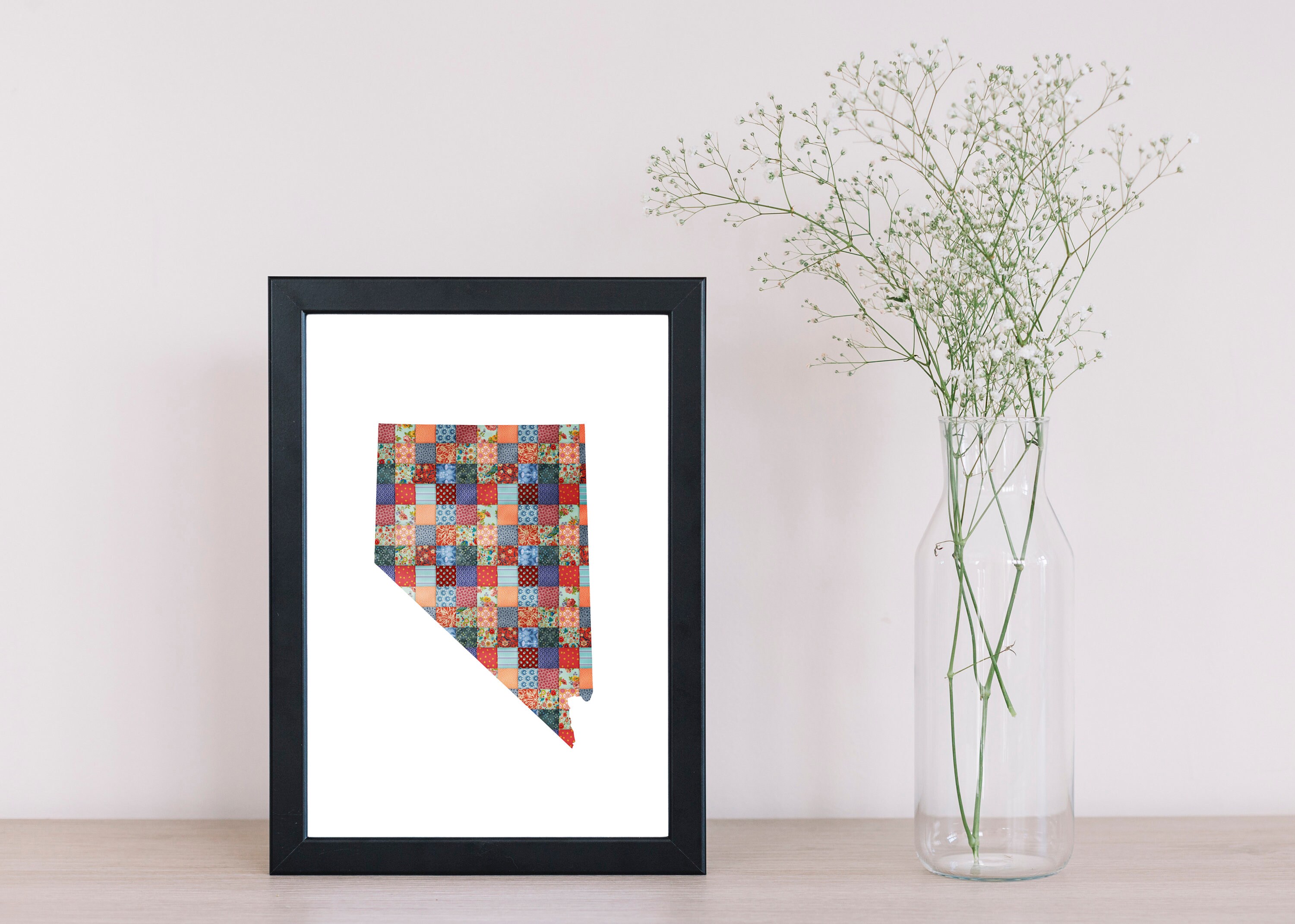 Nevada Wall Art, Nevada Digital Download, Nevada Printable, Nevada ...