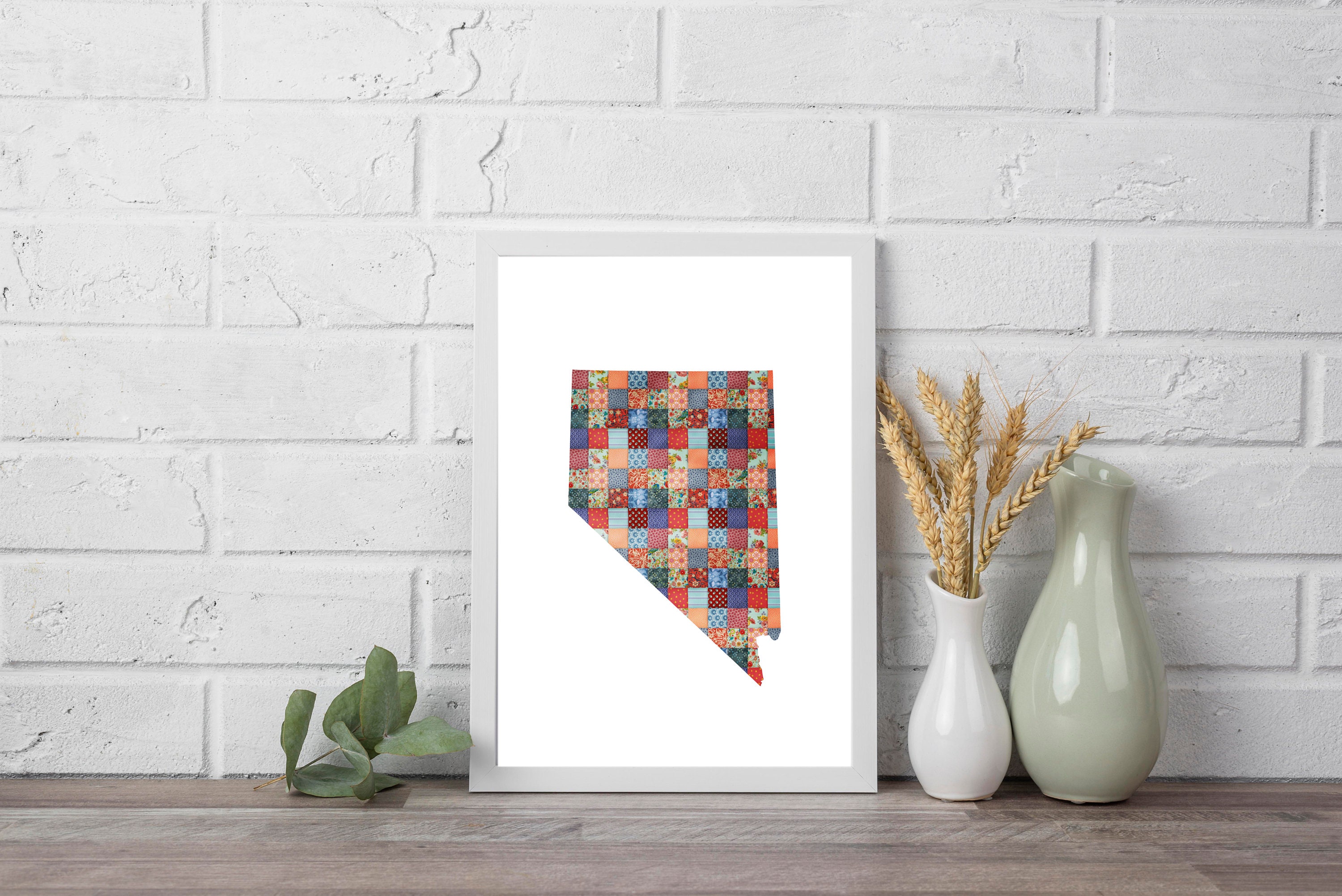 Nevada Wall Art, Nevada Digital Download, Nevada Printable, Nevada ...