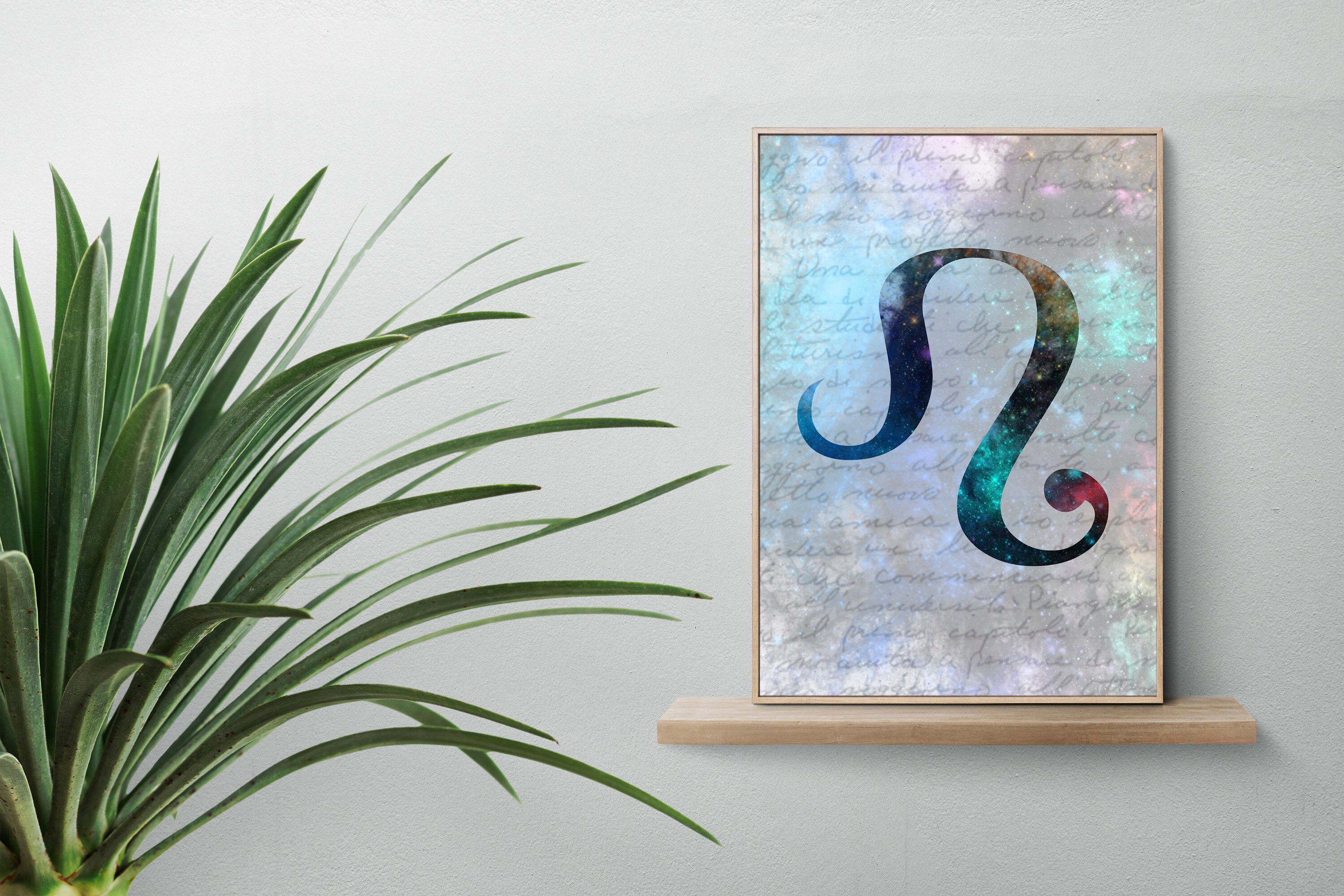 Leo Wall Art, Leo Digital Download, Leo Printable, Zodiac Art, Leo ...