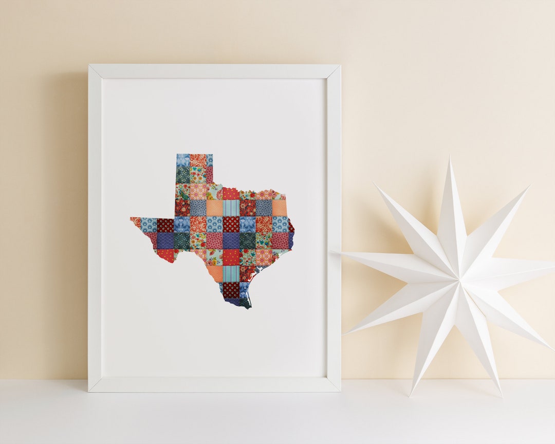Texas Wall Art, Texas Digital Download, Texas Printable, Texas Digital ...