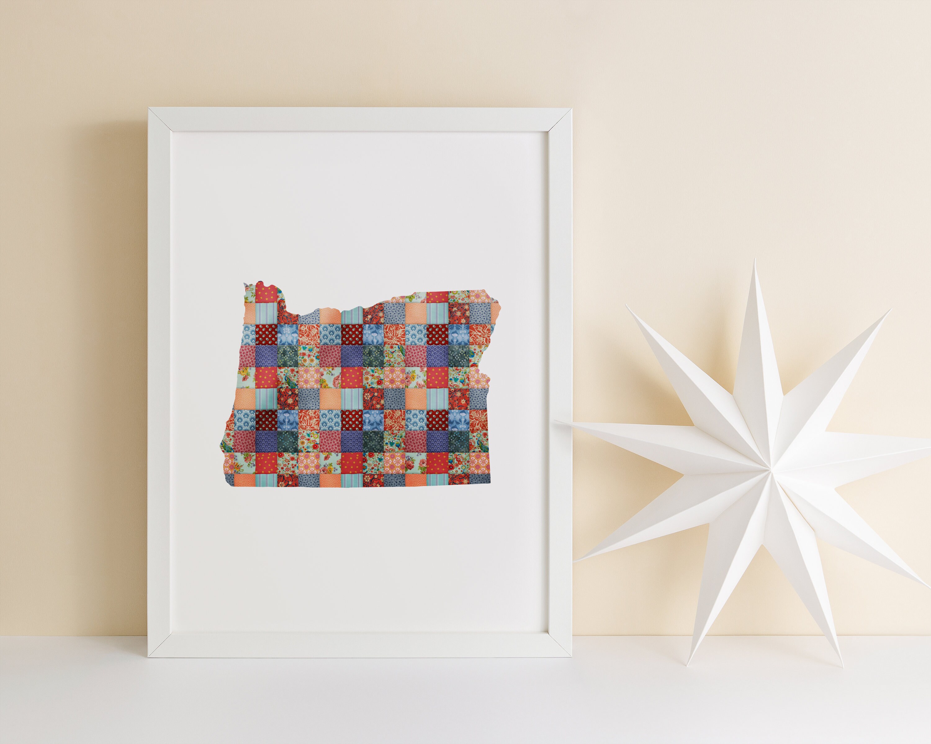 Oregon Wall Art, Oregon Digital Download, Oregon Printable, Oregon ...