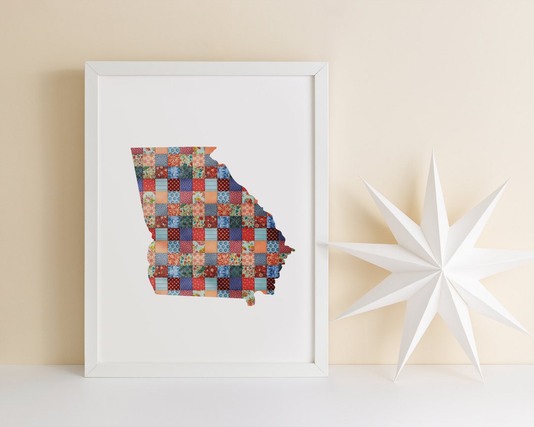 Georgia Wall Art, Georgia Digital Download, Georgia Printable, Georgia ...