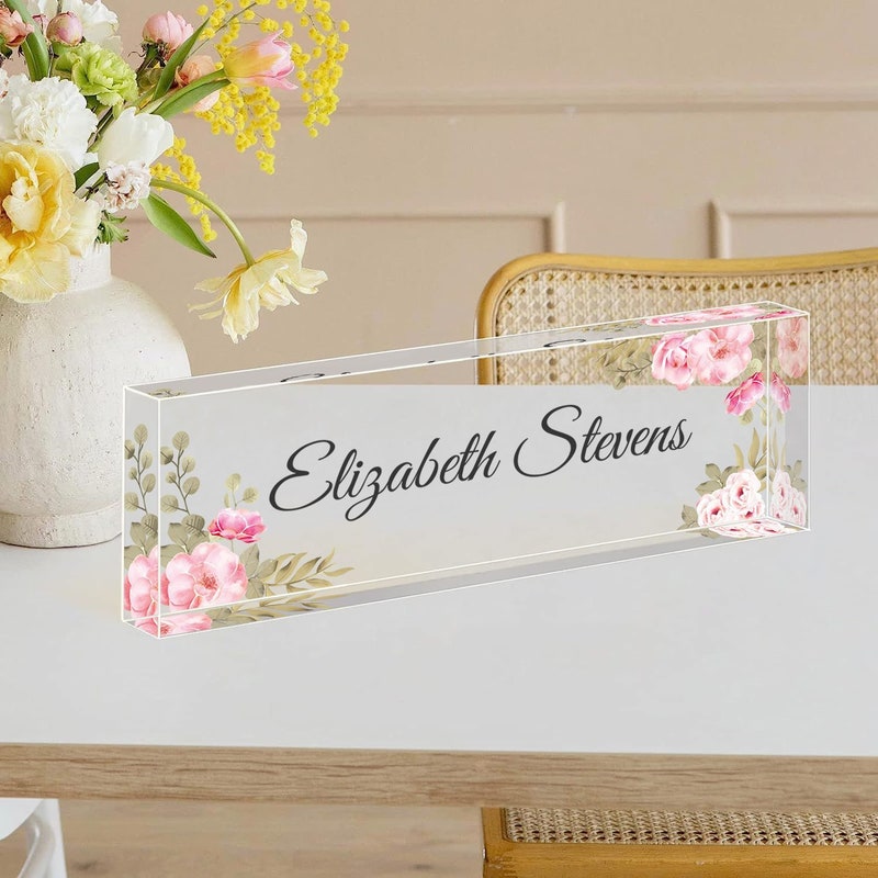 Desk Name Plate - Etsy