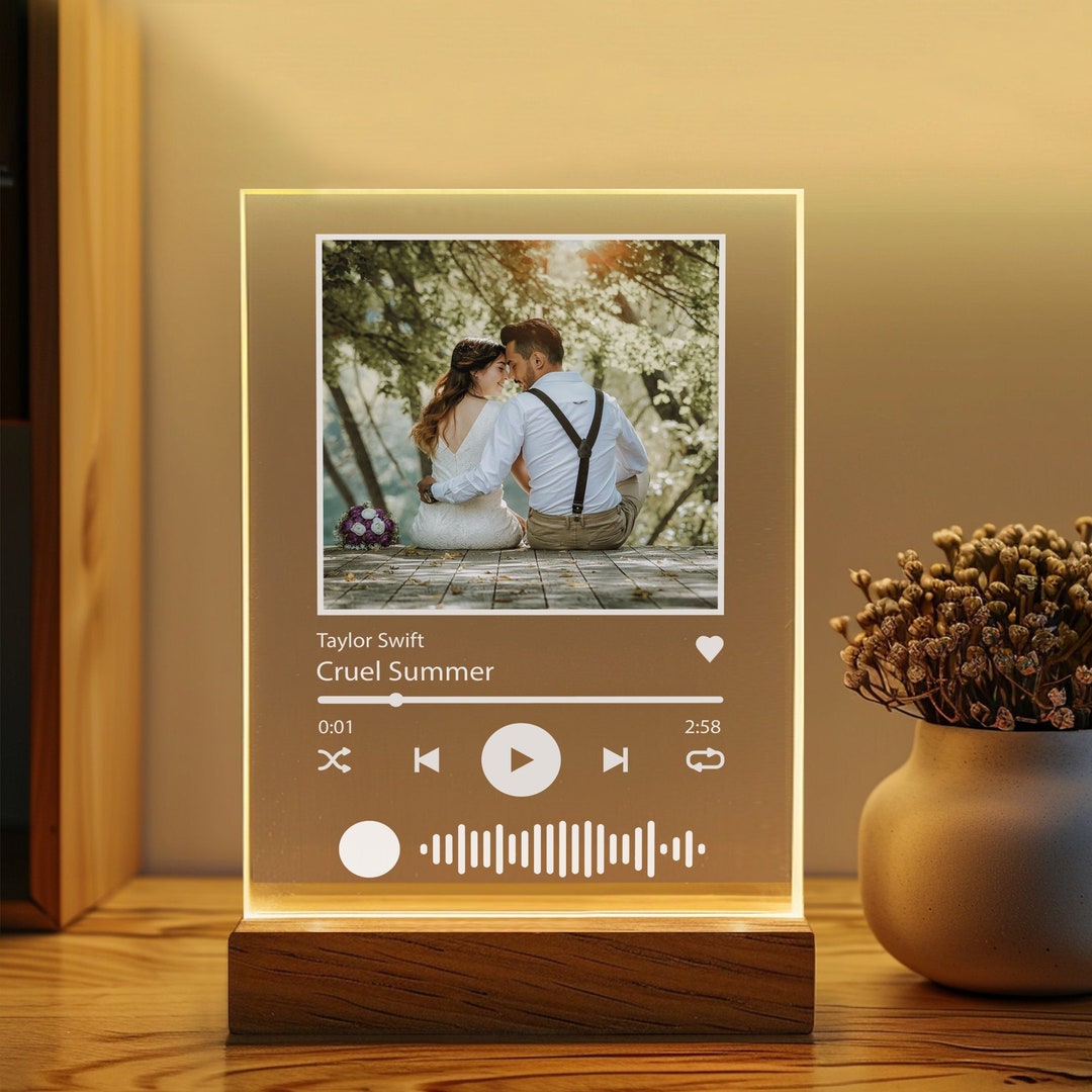 Personalized Song Acrylic Plaque, Personalized Gift, Wedding Gift ...