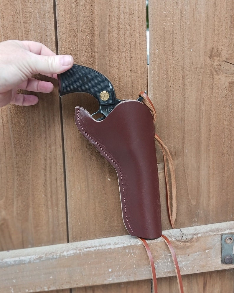 Western Gun Leather Cross Draw Holster 1873 Colt Ruger Uberti Taylor ...