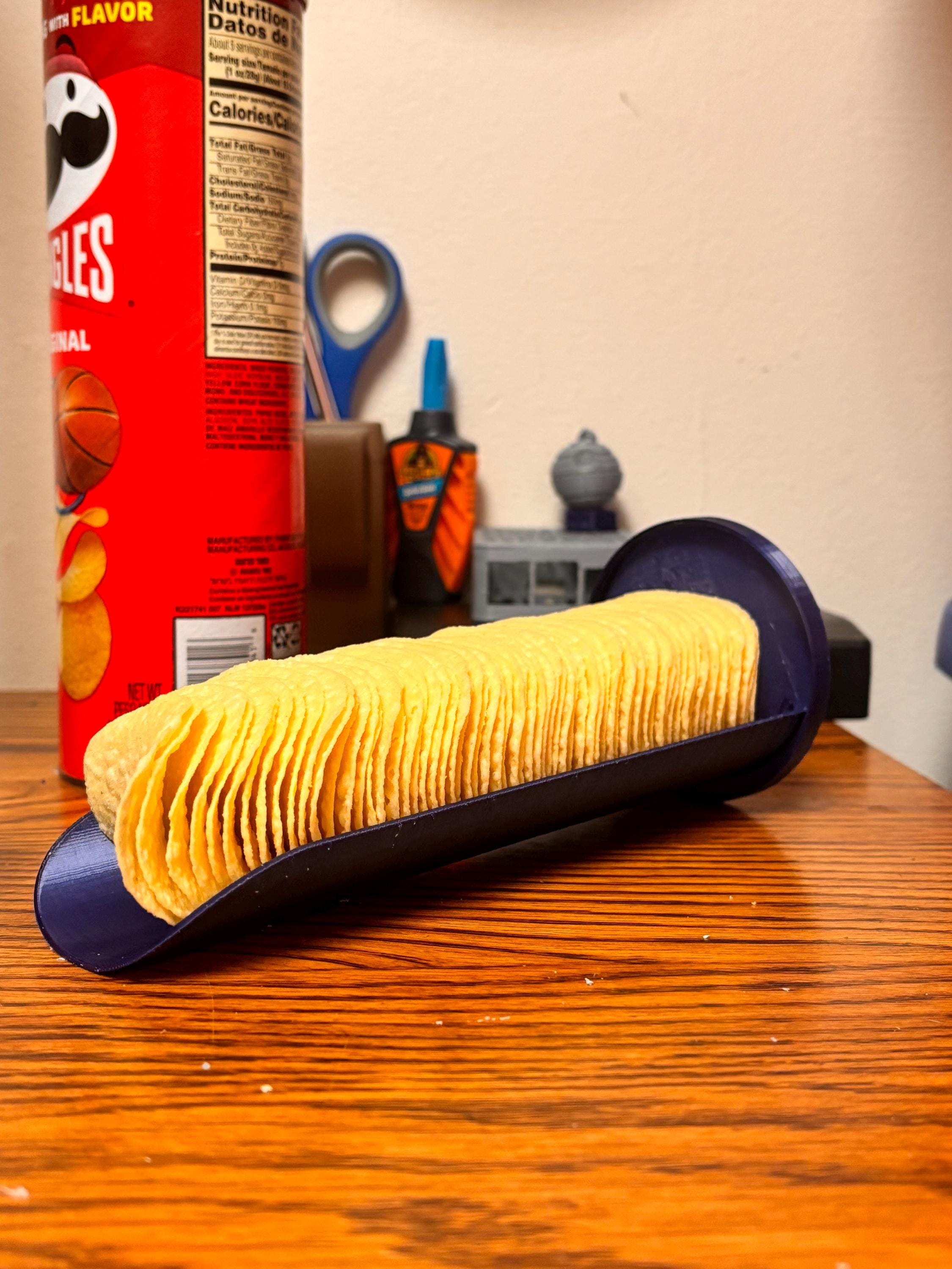 3D Printed Pringles Can Tray With Lid: Snack Gadget - Etsy