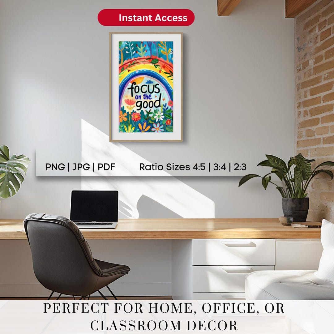 Classroom | Positive Classroom Poster | Therapist Decor | School ...