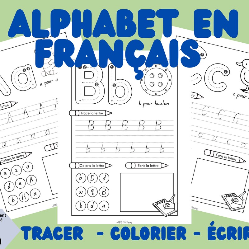 French Alphabet - Etsy