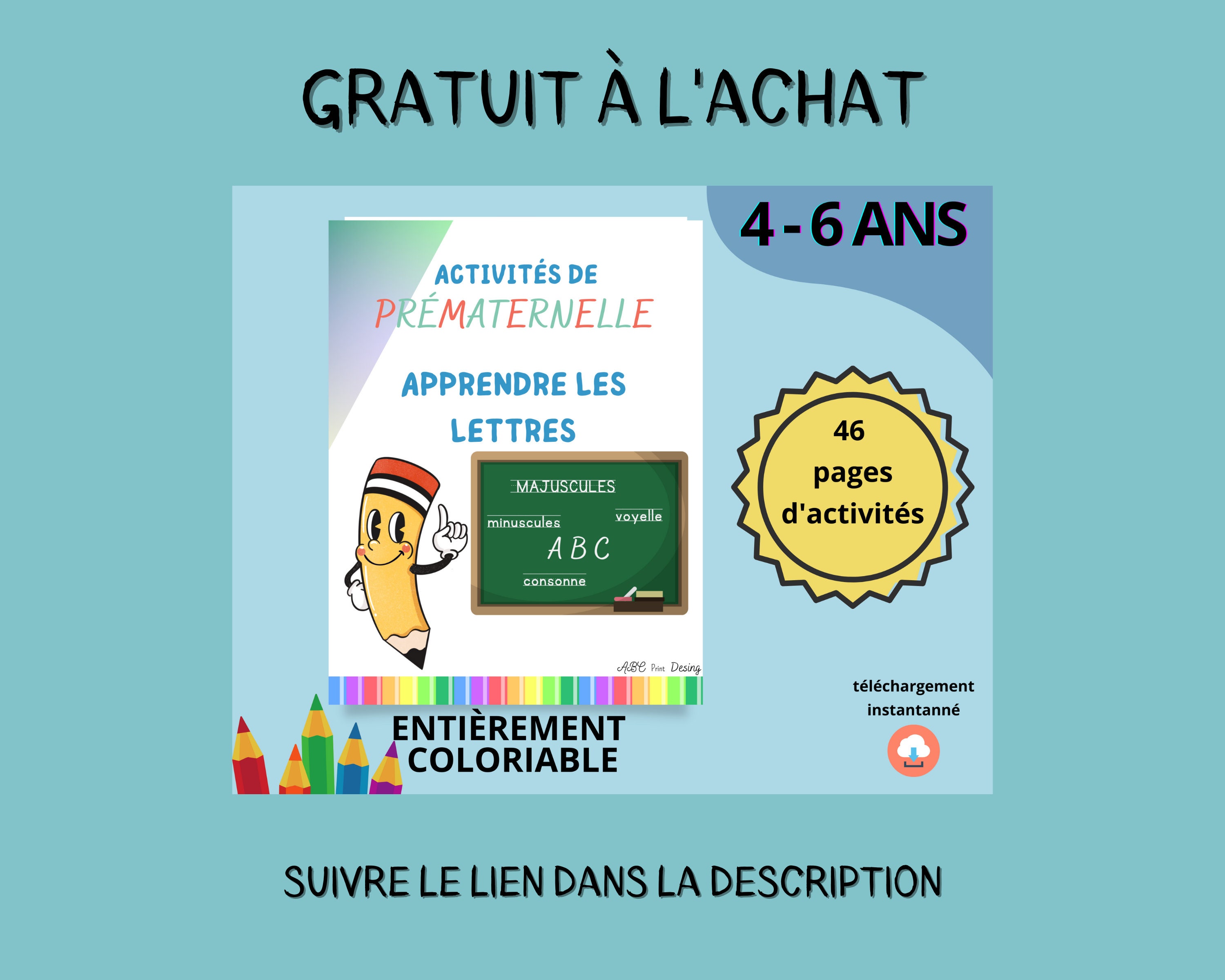 Learn the Letters of the Alphabet, Learn to Read, Preschool Teaching ...