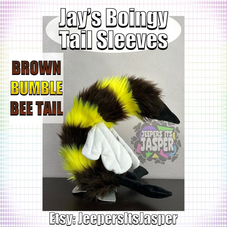 Fluffy Jay's Boingy Tail Sleeve Covers, for Furry, Fursuit, Cosplay ...