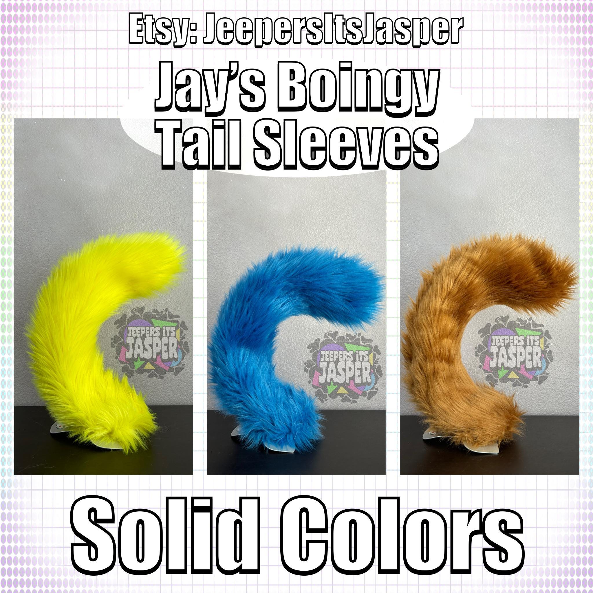 Fluffy Jay's Boingy Tail Sleeve Covers, for Furry, Fursuit, Cosplay ...