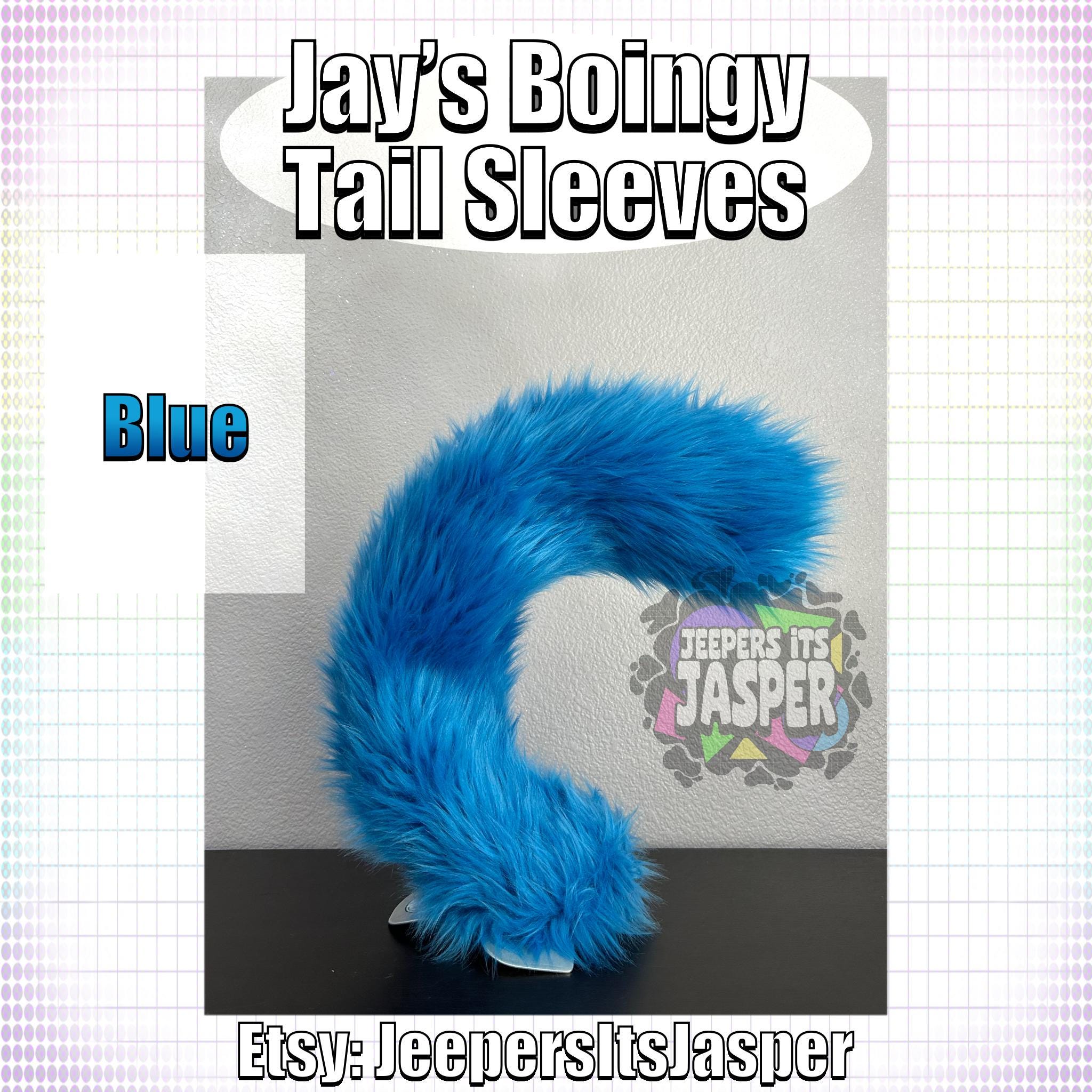 Fluffy Jay's Boingy Tail Sleeve Covers, for Furry, Fursuit, Cosplay ...