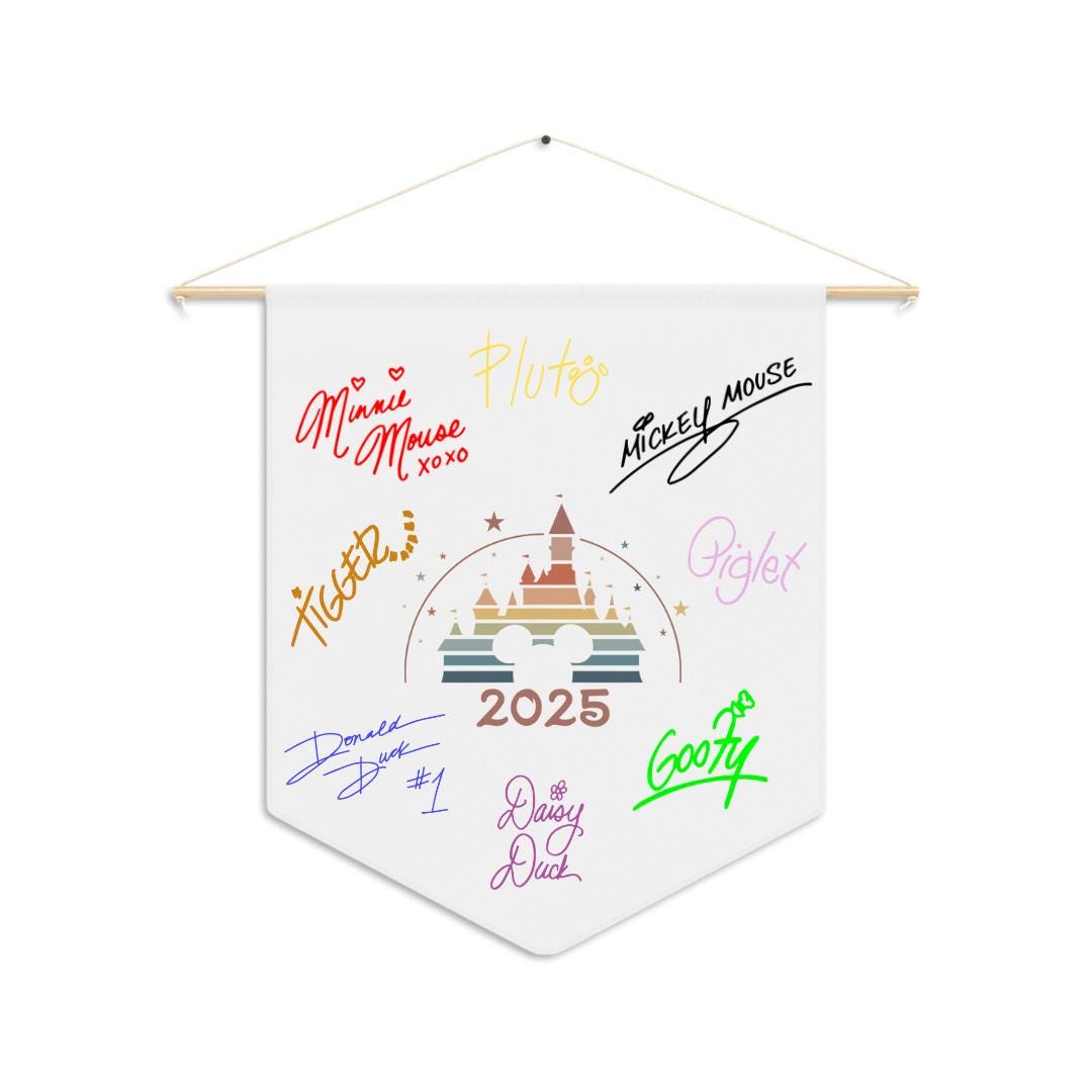 Disneyworld Must Haves, Disney Hanging Pennant, Disney Autographs ...