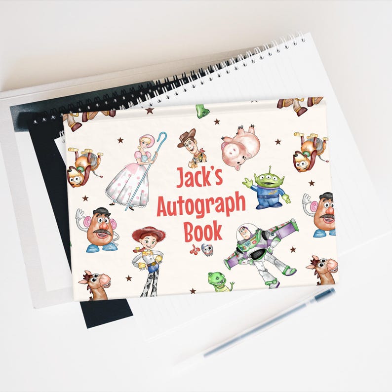 Personalized Disney Autograph Book - Character Signature Book, Park ...