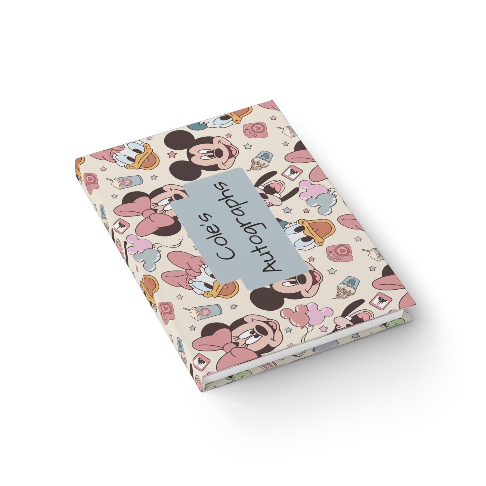 Personalized Disney Autograph Book - Character Signature Notebook, Park ...
