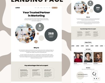 Responsive HTML Landing Page Template for Product Startup - User ...