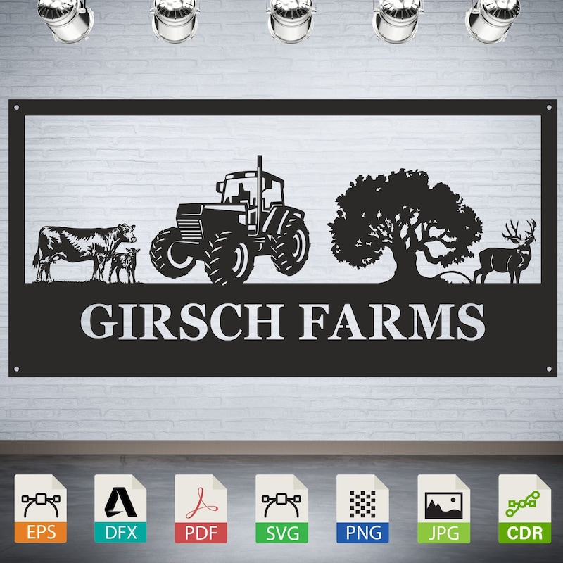 Metal Farm Signs Dxf Files - Etsy