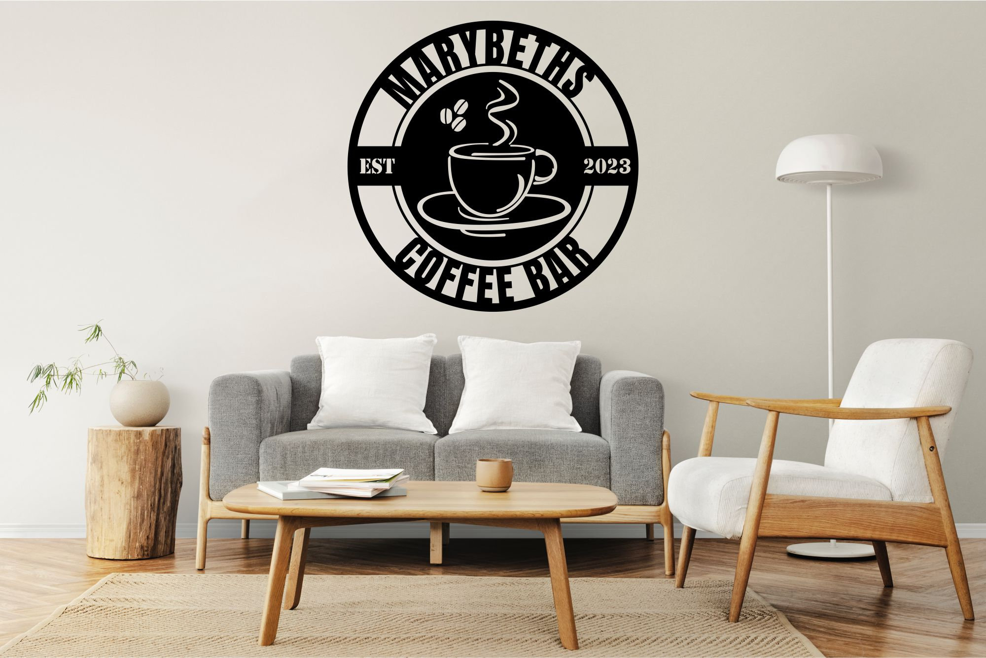 Coffee Sign, Download Digital Vector Files for Instant Use in Laser ...