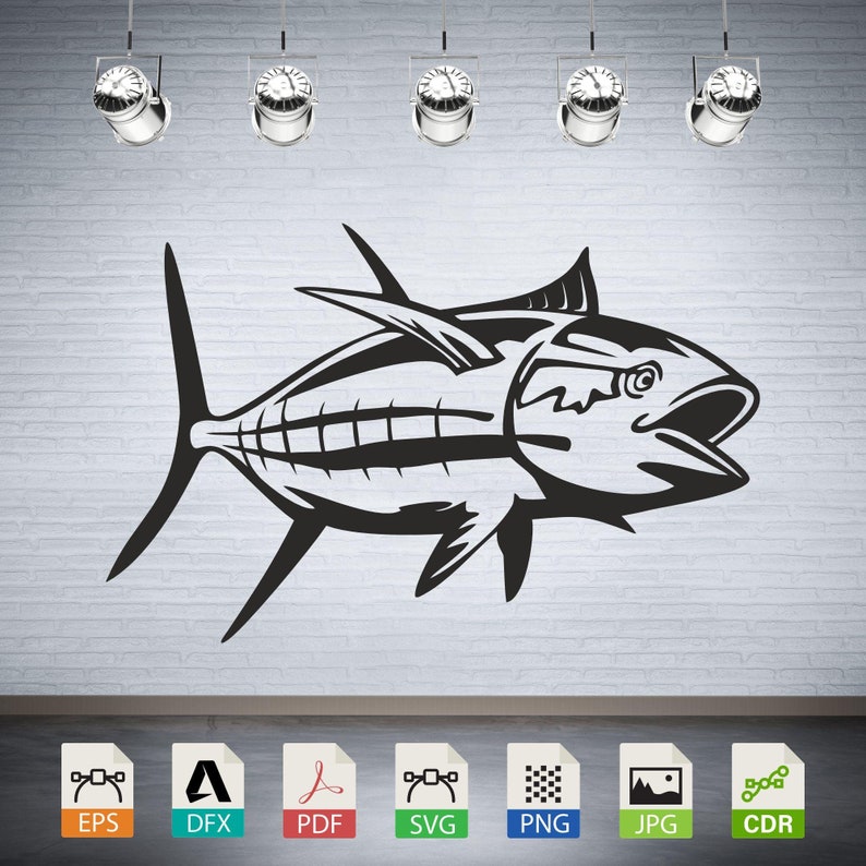 Tuna Fish SVG: Laser Cut CNC Vector File (digital Download) - Etsy