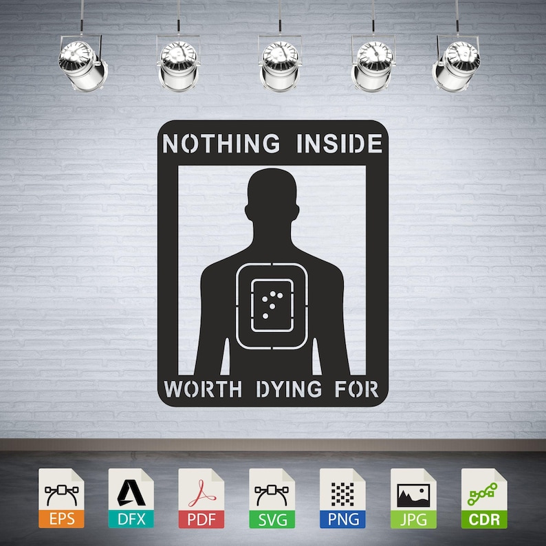 Shooting Target Sign Svg, Target Military Dxf, Download Digital Vector ...