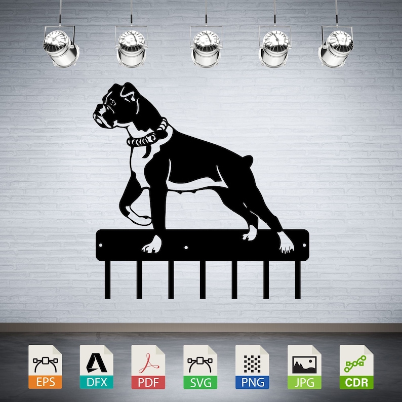 Dog Key Holder Dxf , Key Hanger for Wall, Download Digital Vector Files ...