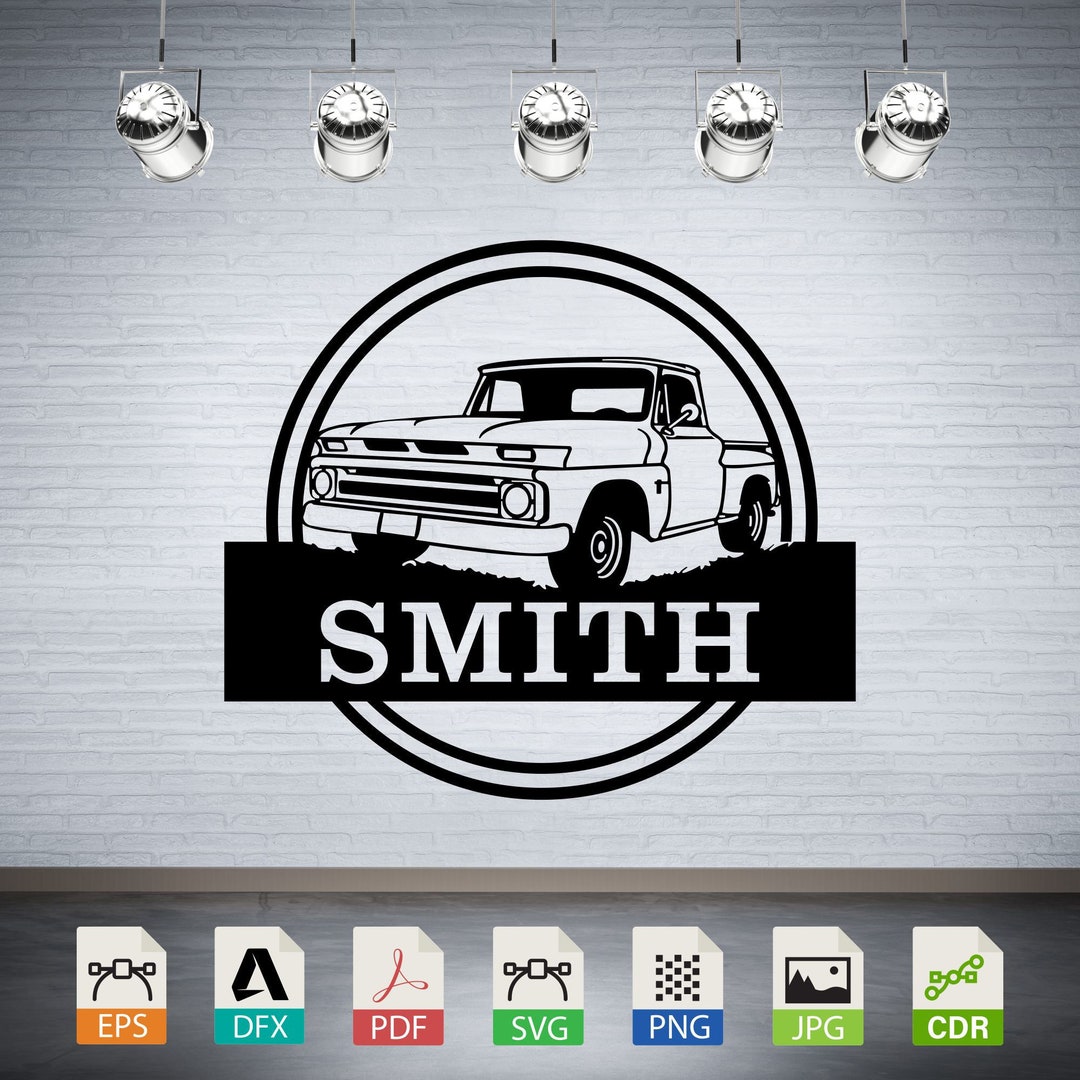 Custom Car Sign: Laser Cut Files for CNC, SVG, DXF (digital Download ...