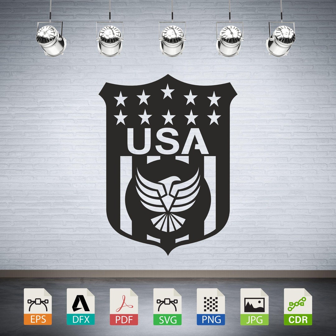American Flag Svg,american Eagle Dxf, Download Digital Vector Files for ...