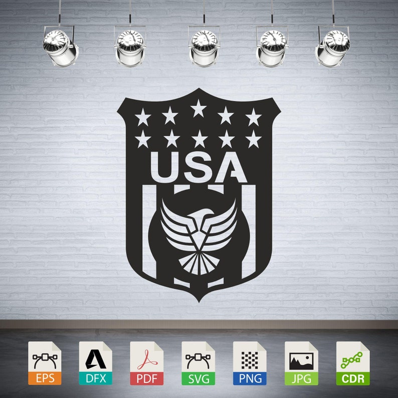 American Flag Svg,american Eagle Dxf, Download Digital Vector Files for ...
