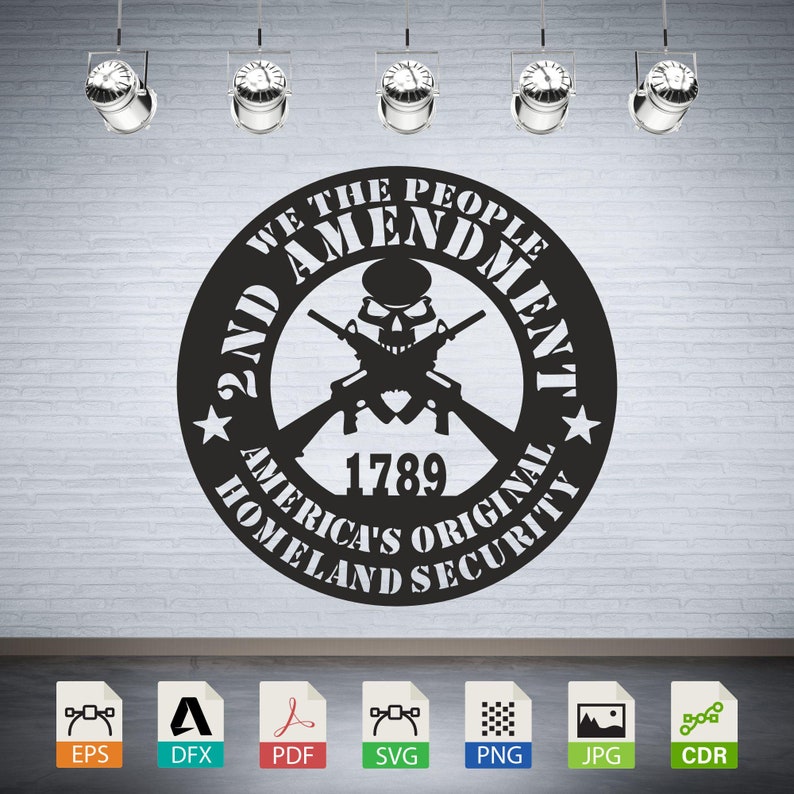 2ND Amendment Svg, Gun Rights 2A Decal Dxf, Download Digital Vector ...