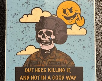 Killing It Sticker - Etsy