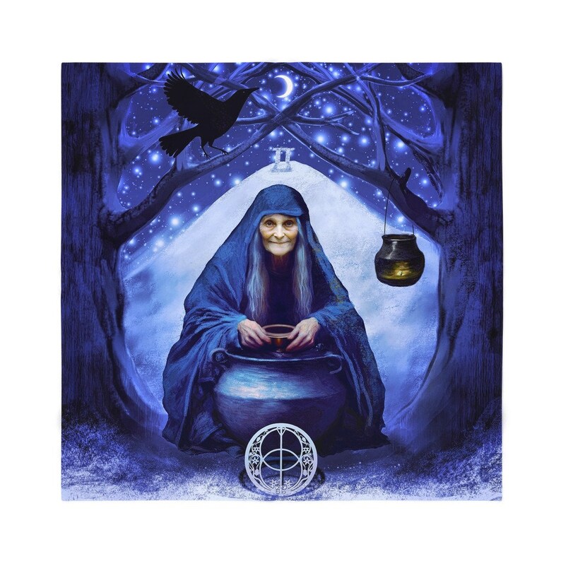 Avalon Crone Goddess Altar Cloth - Etsy
