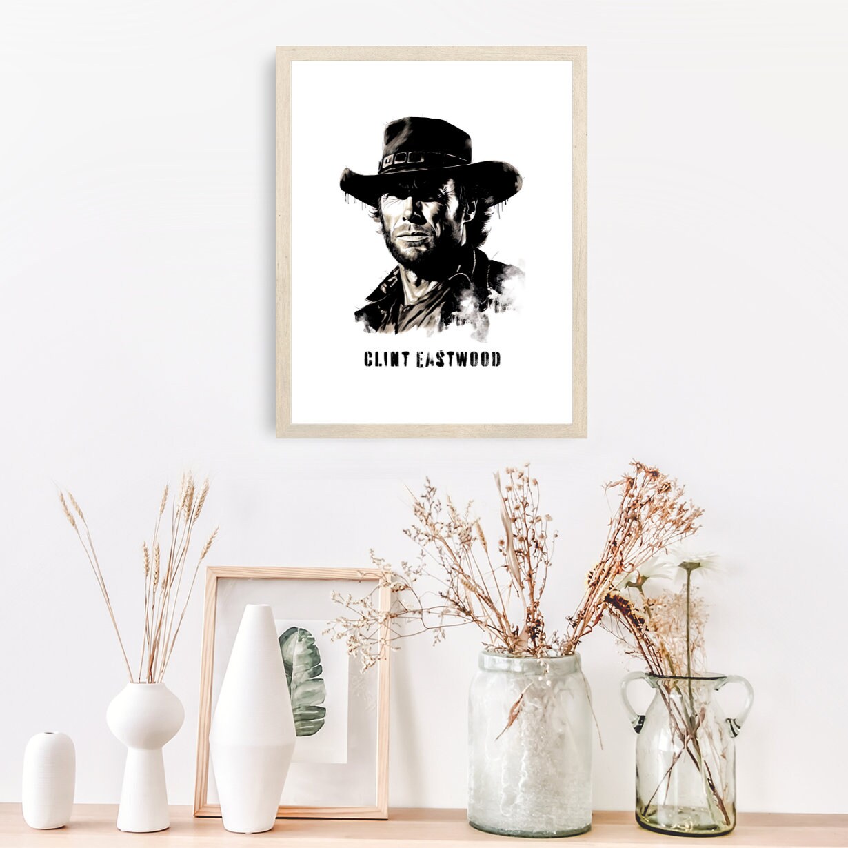 Clint Eastwood : Western Movie Poster, Western Gift Ideas, Movie Lover ...