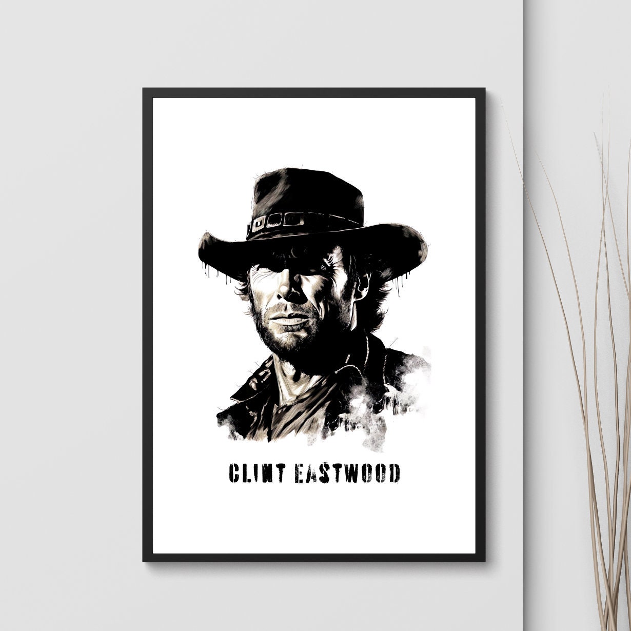 Clint Eastwood : Western Movie Poster, Western Gift Ideas, Movie Lover ...