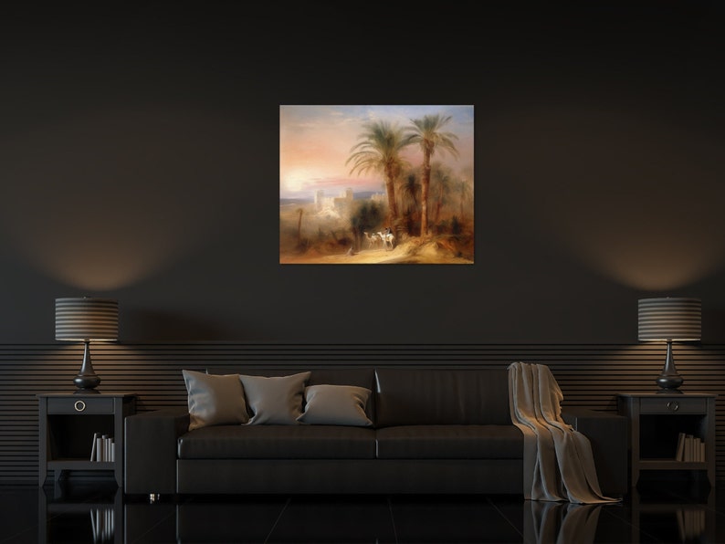 Arabian Castle Poster Middle East Landscape Wall Print - Etsy