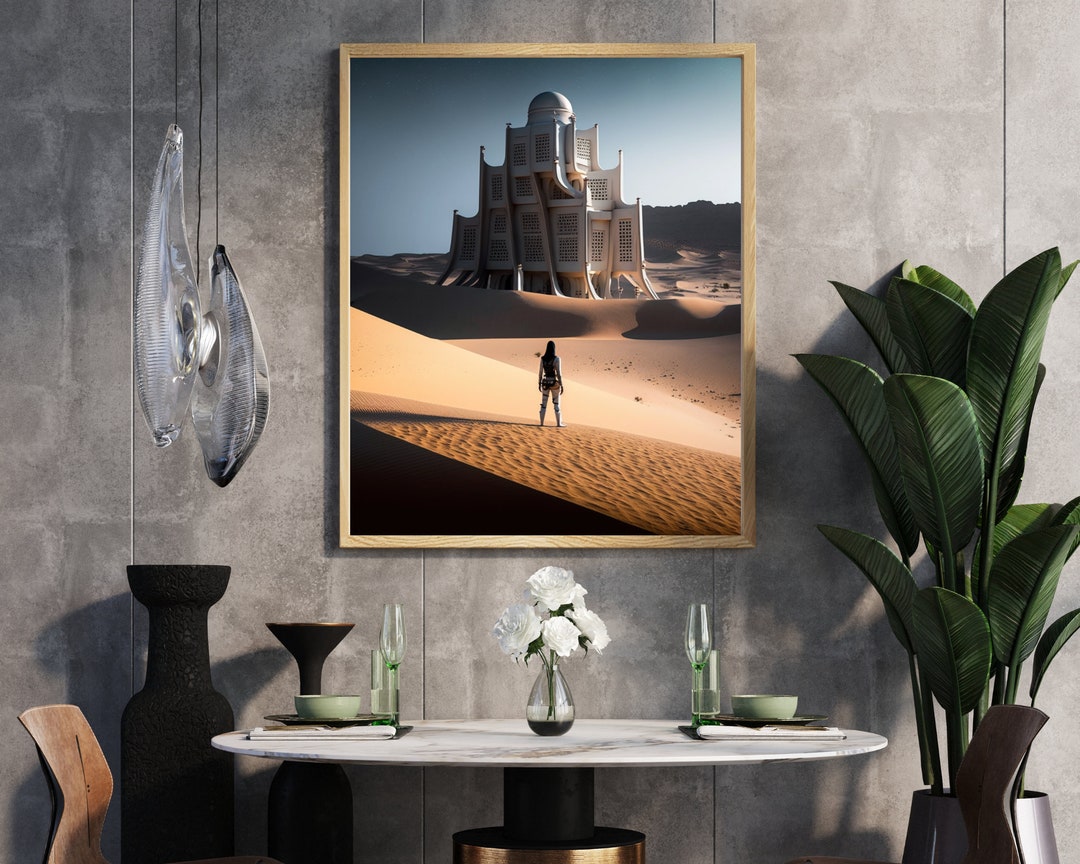 Desert Print, Sand Dune Desert, Desert Wall Art, Wall Decor, Museum ...