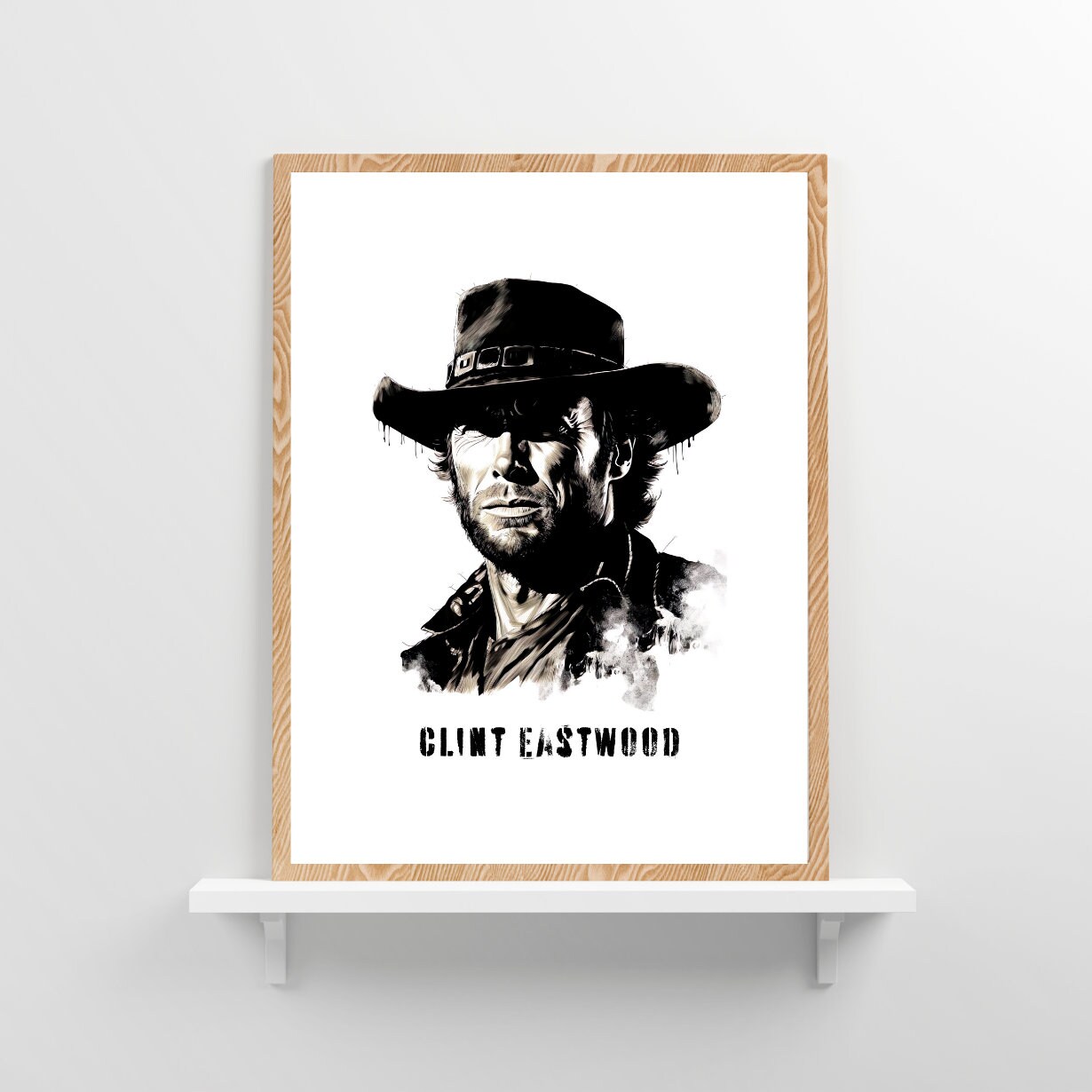 Clint Eastwood : Western Movie Poster, Western Gift Ideas, Movie Lover ...