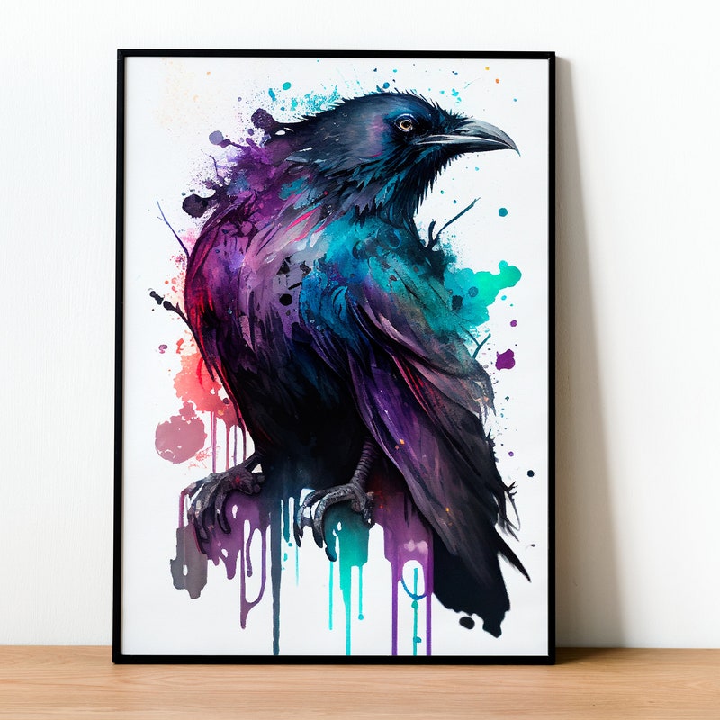 Crow Art - Etsy