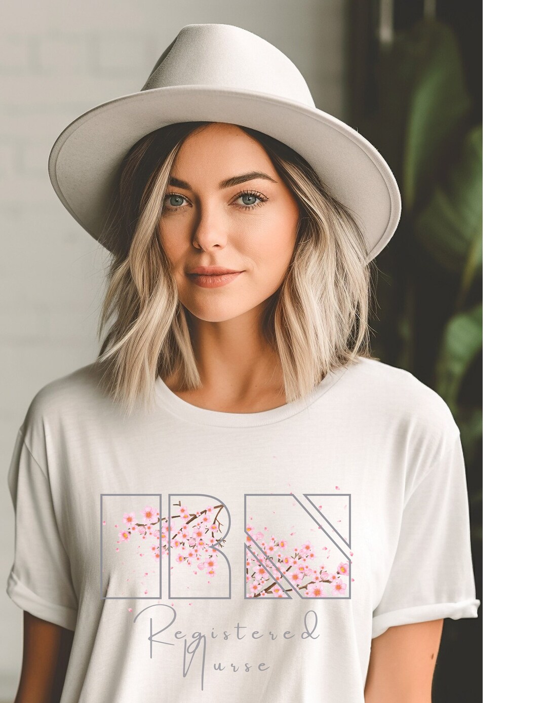 RN Cherry Blossom RN Shirt, Registered Nurse Shirt, Nurse Gift, RN ...