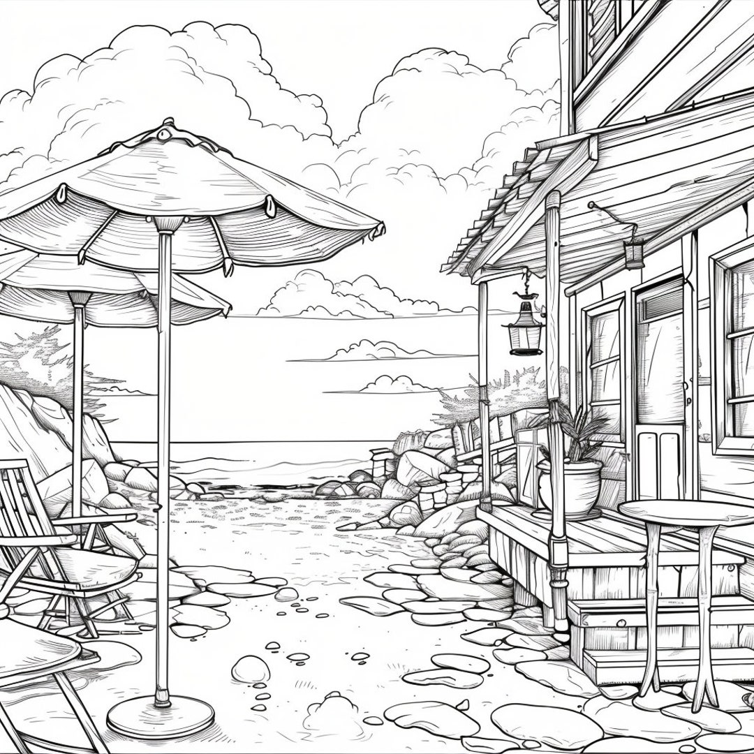 Coloring Page, Downloadable Coloring Page, Adult Coloring Page, PDF ...