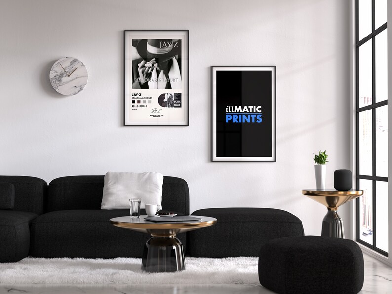 Jay Z - Reasonable Doubt - Album Cover Posters - Digital Album - Art ...